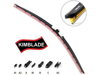 Metlica brisača flat silikonska 45cm KIMBLADE - pink