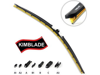 Metlica brisača flat silikonska 48cm KIMBLADE - žuta