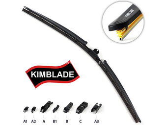 Metlica brisača flat silikonska 48cm KIMBLADE - crna