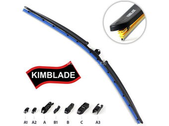 Metlica brisača flat silikonska 48cm KIMBLADE - plava