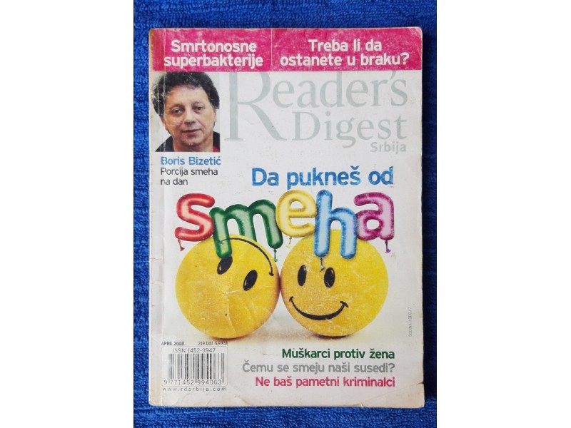 READER'S DIGEST iz aprila 2008. godine