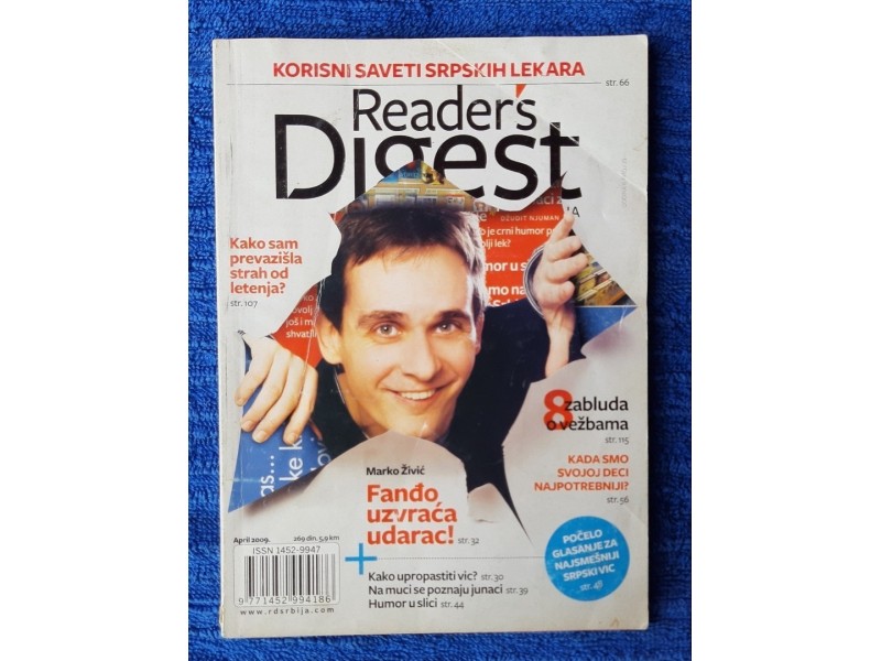 READER'S DIGEST iz aprila 2009. godine