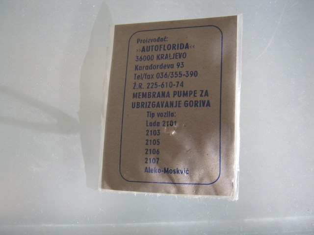 membrana karburatora