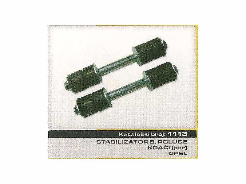 Stabilizator balans poluge (par) kraći OPEL