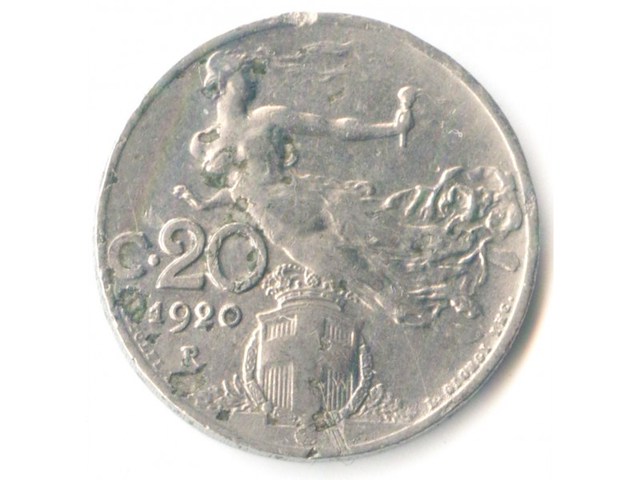 Italija 20 centesimi 1920