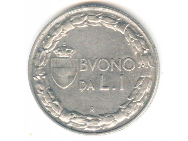 Italija 1 lira 1922