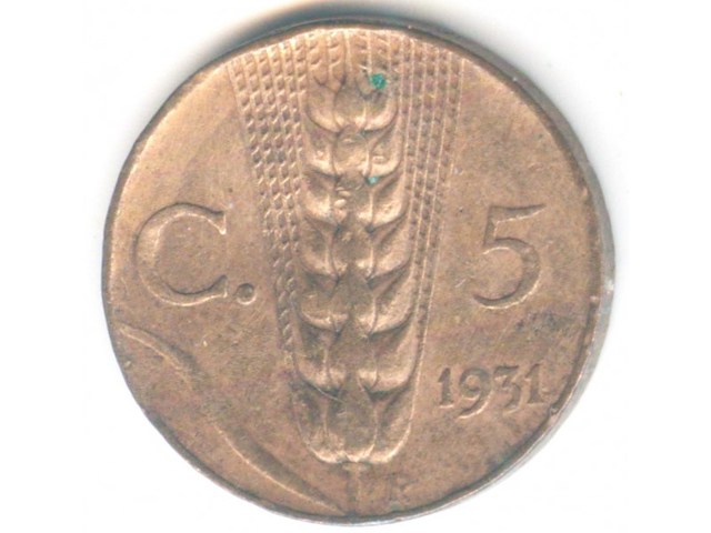 Italija 5 centesimi 1931