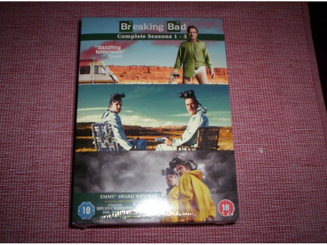 Breaking Bad - Prve tri sezone - Box set - 11 DVD-a
