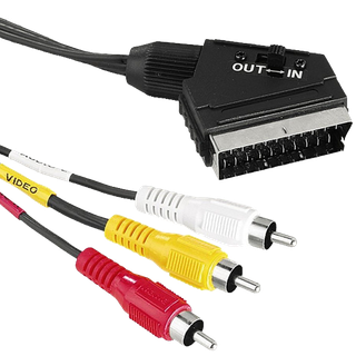 Scart-Činc kabl 1.5 met. Sa prekidačem