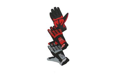 RUKAVICE NEW LIFE 338 LF black-red