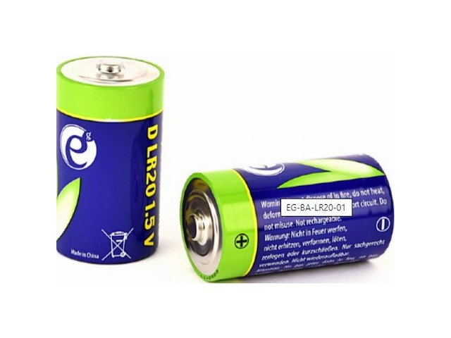 Alkalne baterije Energenie LR20 tip D!