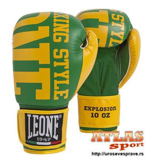 Rukavice za boks Leone EXPLOSION green