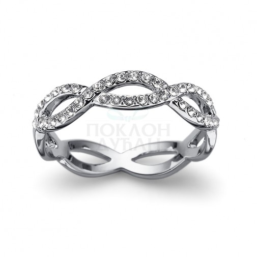 Ženski Oliver Weber Extra Crystal prsten sa swarovski belim kristalom