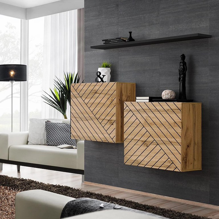 Switch I Line Wtsl Sw SB1 - L komoda 130x30x110 cm hrast wotan