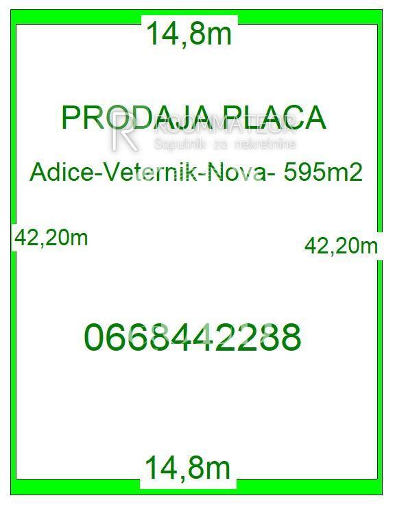 Plac na prodaju, Novi Sad, Adice, 97.850€