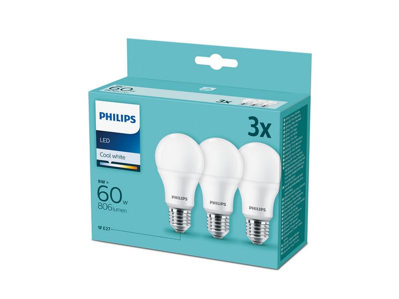 PHILIPS SIJALICE PS726 LED SIJALICA 8W (60W) A60 E27 CW FR ND 3PF/6 DISC