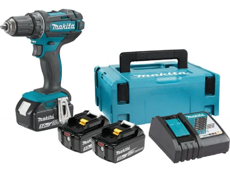 MAKITA DDF482RT3J Akumulatorska bušilica odvijač, 2x3.0Ah