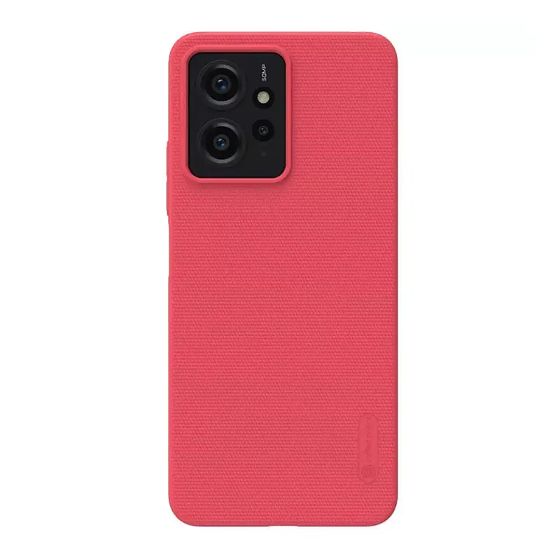 NILLKIN Super Frosted Shield Maska za telefon Xiaomi Redmi Note 12 4G crvena