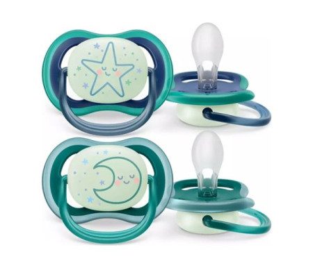 Philips avent varalica sthr ultra air nocna 6-18m (2kom) star/moon ( SCF376/13 )