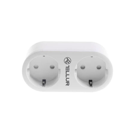 Tellur SMART WIFI utičnica AC dupla prikaz potrošnje 16A 2400W ( 400-0028 )