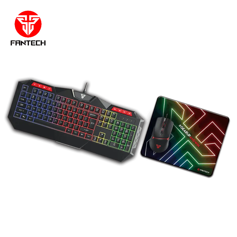 FANTECH Gaming set 3u1 (tastatura, miš, podloga za miš) P31 crni