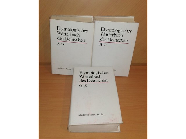 Etymologisches Wörterbuch des Deutschen 1-3