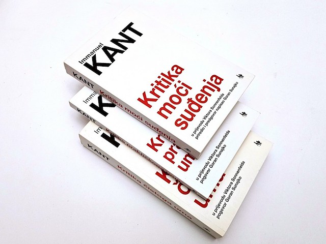 Kritike 1- 3 / Imanuel Kant (novo)