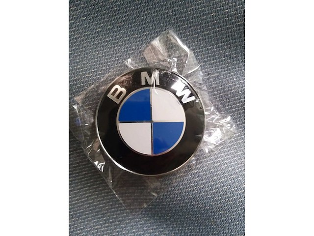 BMW Znak Za Gepek Plavo-Beli 74 mm Nov