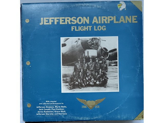 JEFFERSON  AIRPLANE  -  2LP  FLIGHT  LOG
