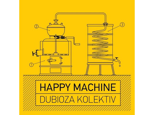 Dubioza kolektiv-Happy machine(LP black,Menart Cro 2023