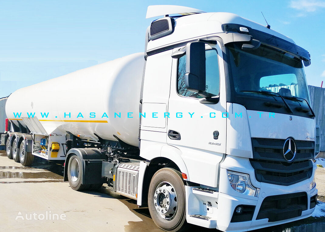 42m³ 47m³ 50m³ 57m³ LPG Semi trailer Brand New BY EXPER Kenya ty cisterna za gas