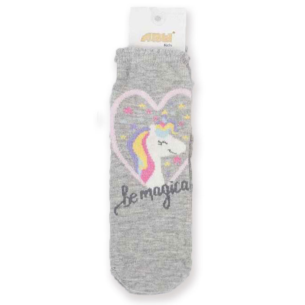 Arti Katamino dečije čarape za devojčice siva Z21200301