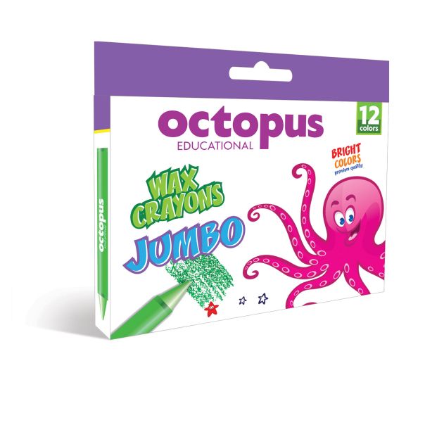 OCTOPUS Voštane boje 12/1 jumbo unl-0418