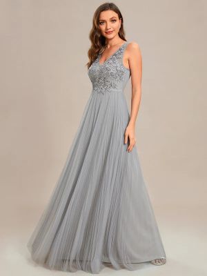 Siva elegantna haljina 19883