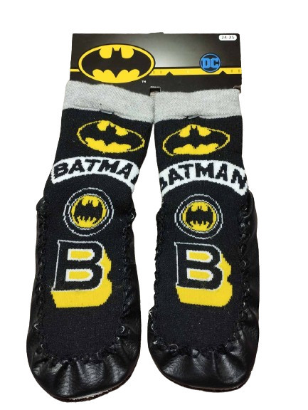 Čarape patofne neklizajuće Batman crne veličina 24-25