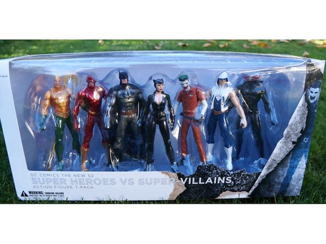 Super Heroes vs. Super-Villains 7 pack DC Comics