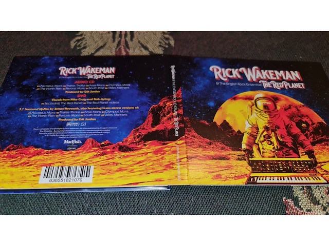 Rick Wakeman - The red planet CD+DVD , ORIGINAL
