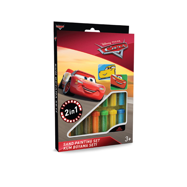 Red Castle Kreativni set Slikanje peskom Cars 254628