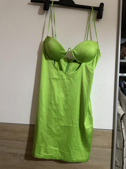 Mini zelena haljina