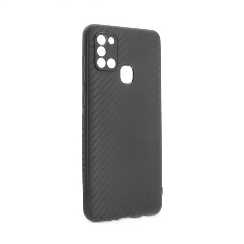 Maska Carbon fiber za Samsung A217F Galaxy A21s crna