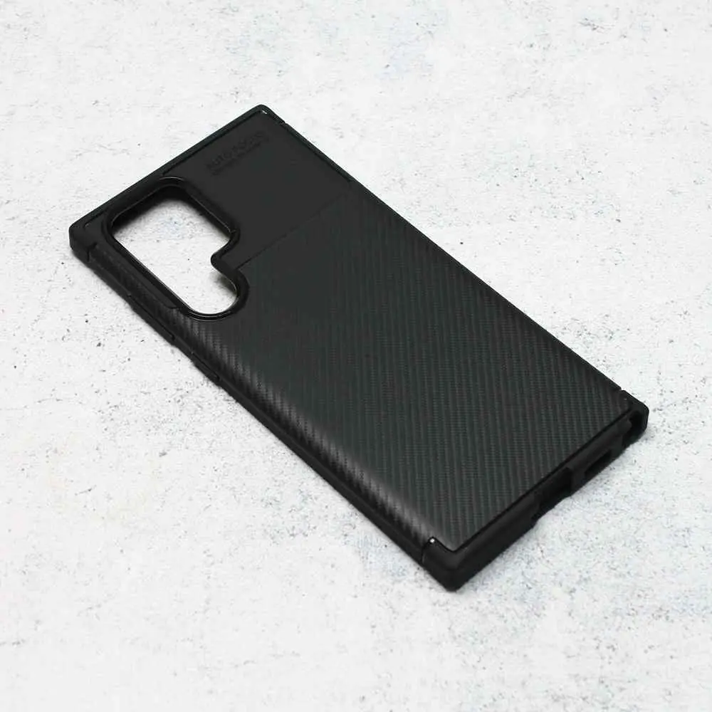 Maska za Samsung Galaxy S22 Ultra S908B Defender Carbon 5G crna