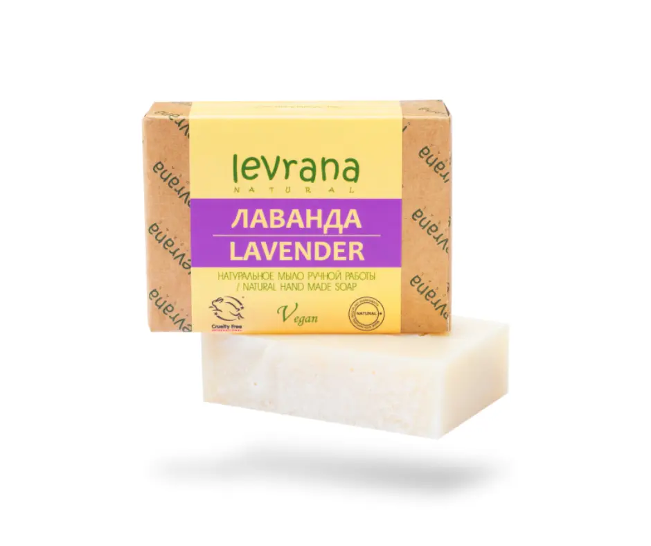 LEVRANA Prirodni ručno pravljeni sapun-krema LAVANDA 100 g