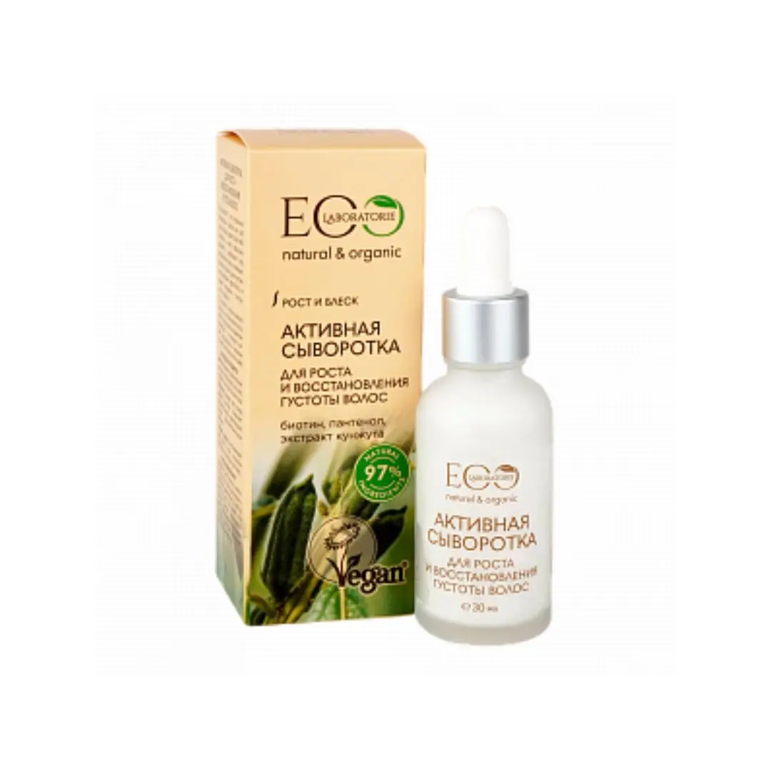 ECO LABORATORIE Aktivni serum za rast i oporavak gustine kose 30 ml