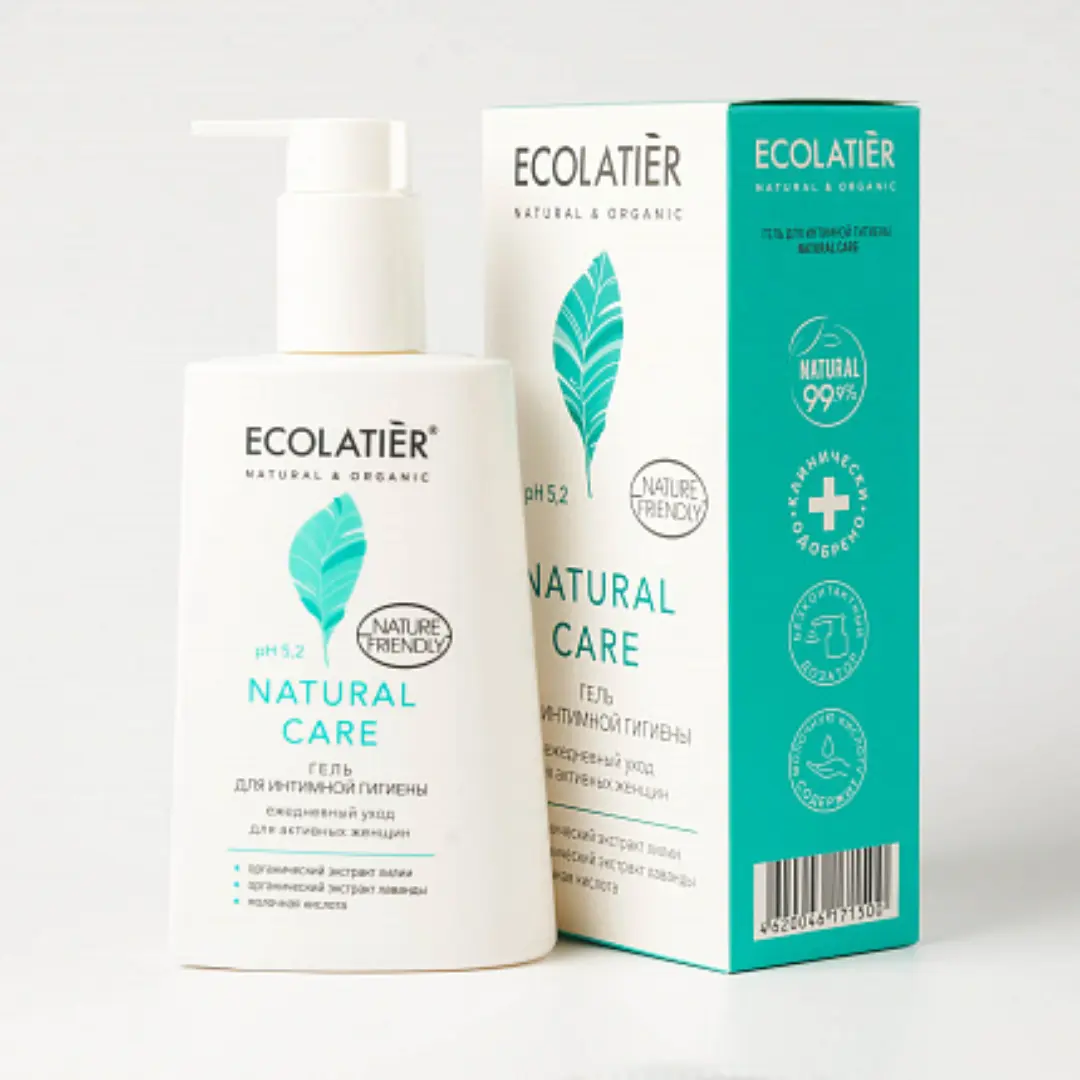 ECOLATIER Gel za intimnu higijenu NATURAL CARE 250 ml