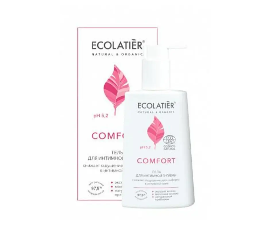 ECOLATIER Gel za intimnu regiju COMFORT pH 5,2 250 ml