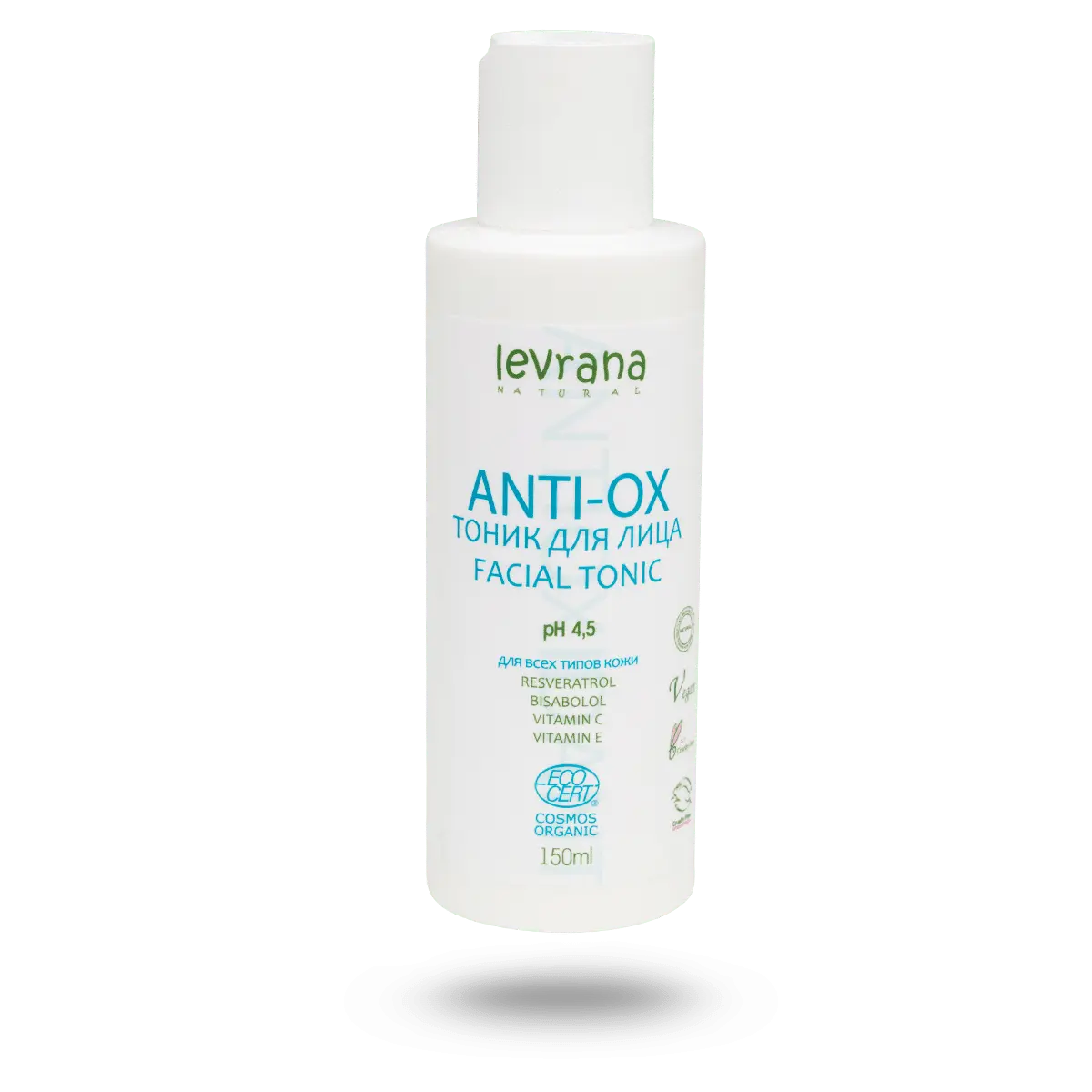 LEVRANA Tonik za lice ANTI-OX sa vitaminom C i E Organic certified 150 ml