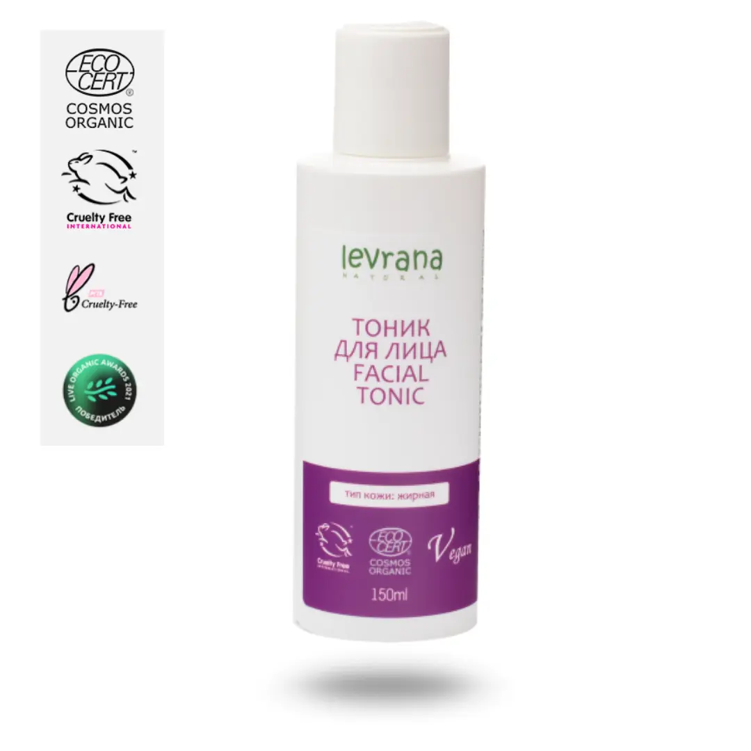 LEVRANA Tonik za lice Lavanda i aloe vera Ogranic certified 150 ml