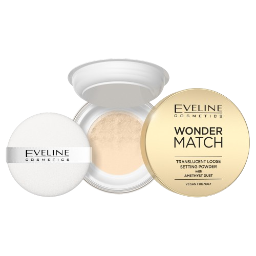 EVELINE - WONDER MATCH LOOSE POWDER WITH AMETHYST DUST