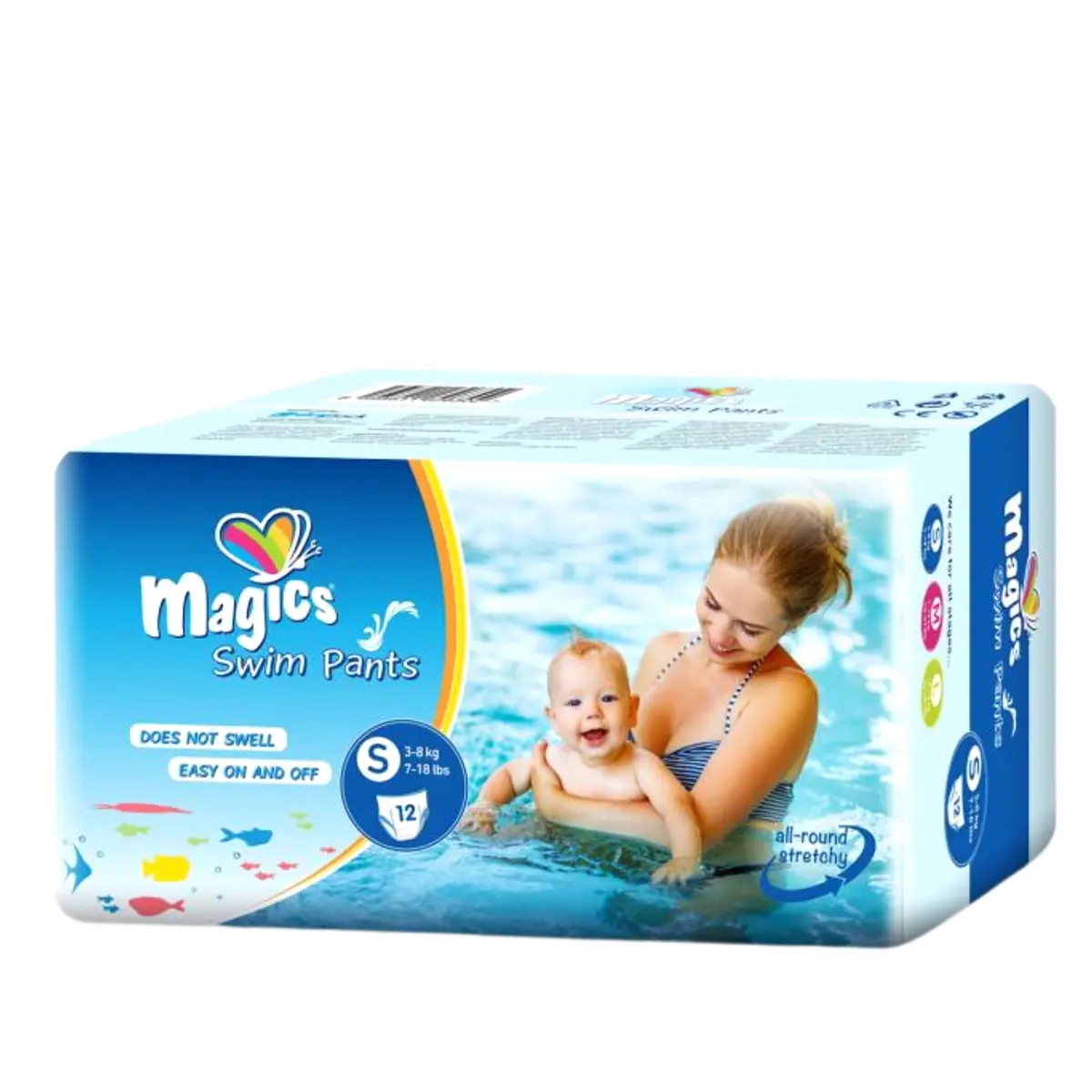 MAGICS Pelene za kupanje S 6-11 kg 12/1