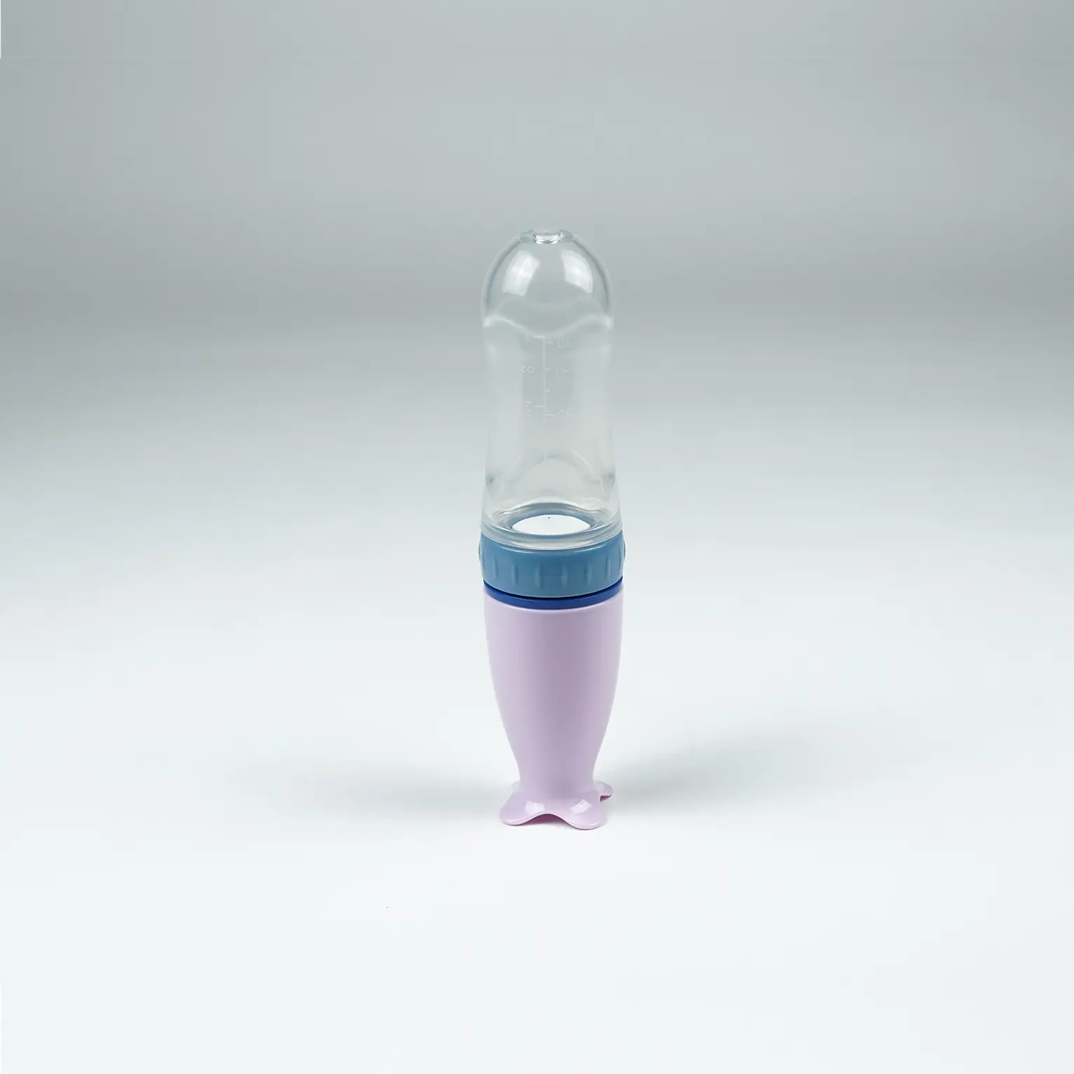 KOLIBRI BEBE SHOP Silikonska flašica za hranjenje beba roze-plava